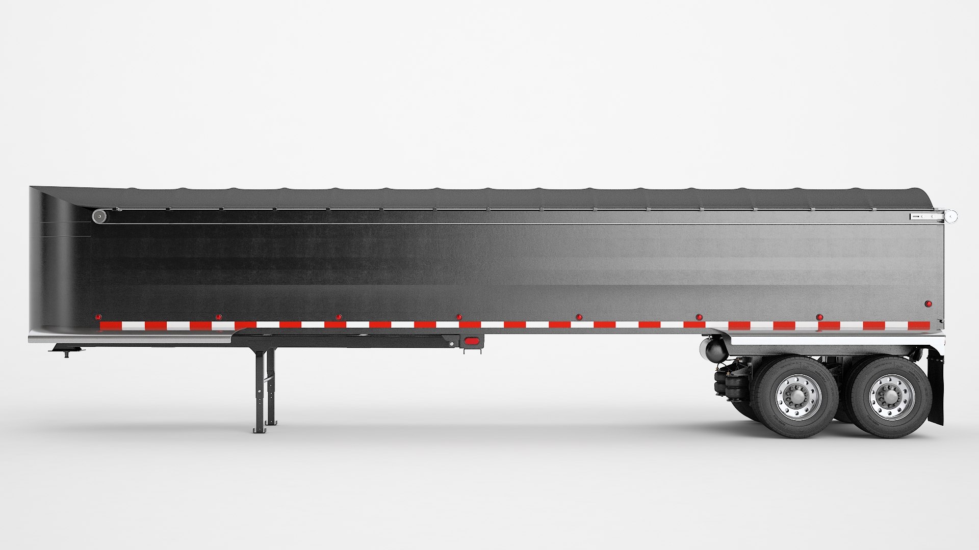 End Dump Trailer 02 3D Model - TurboSquid 2032060