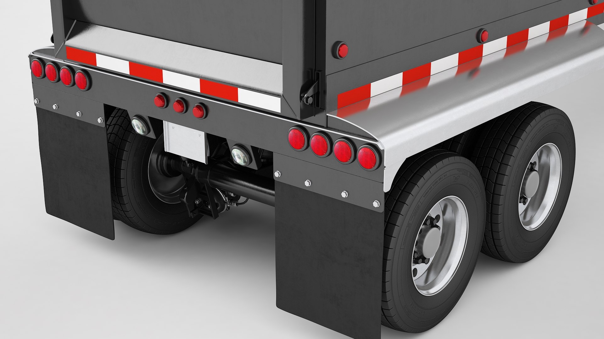 End Dump Trailer 02 3D model - TurboSquid 2032060