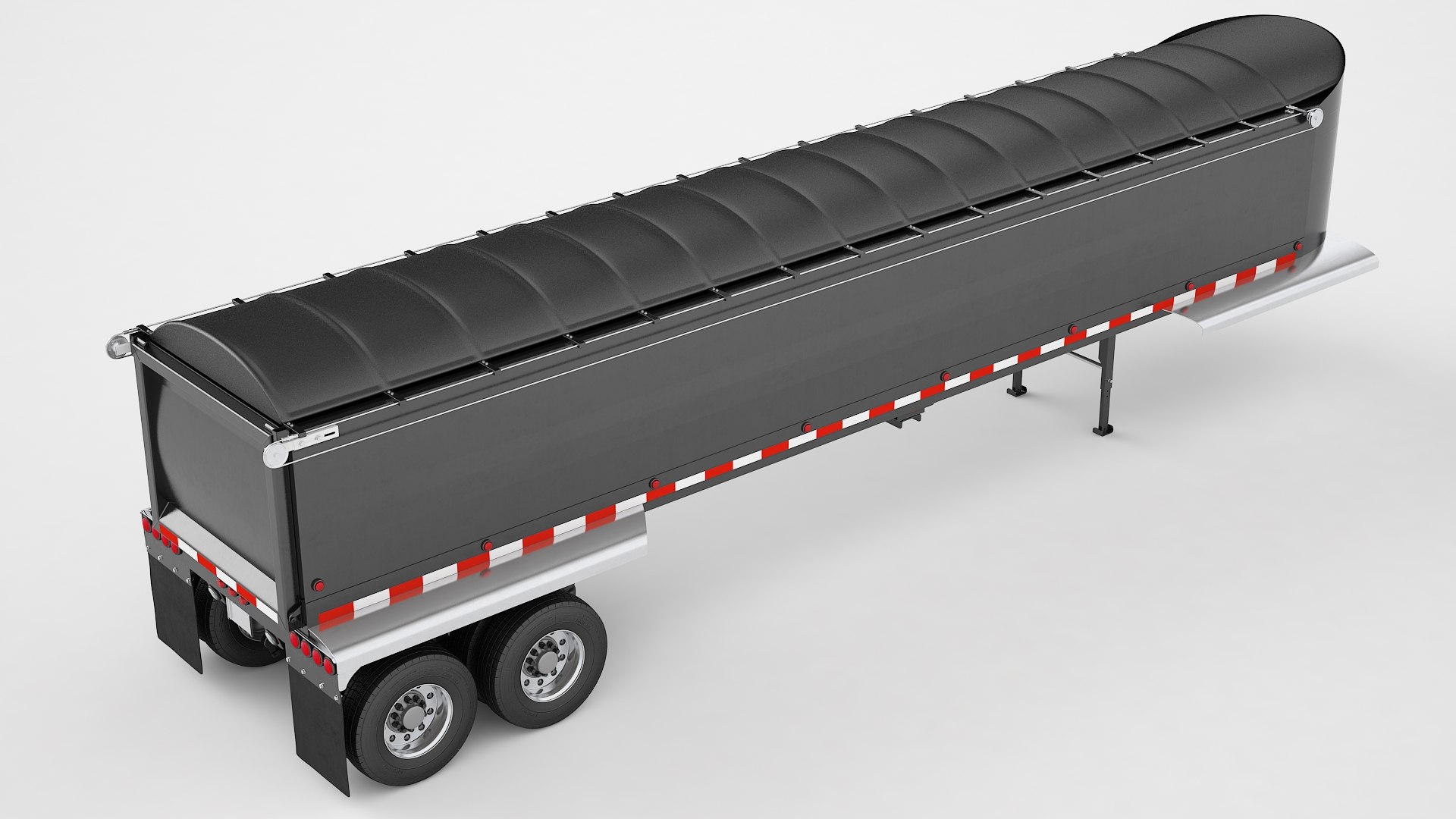 End Dump Trailer 02 3D Model - TurboSquid 2032060