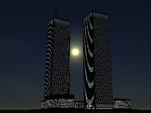 free world trade center 3d model
