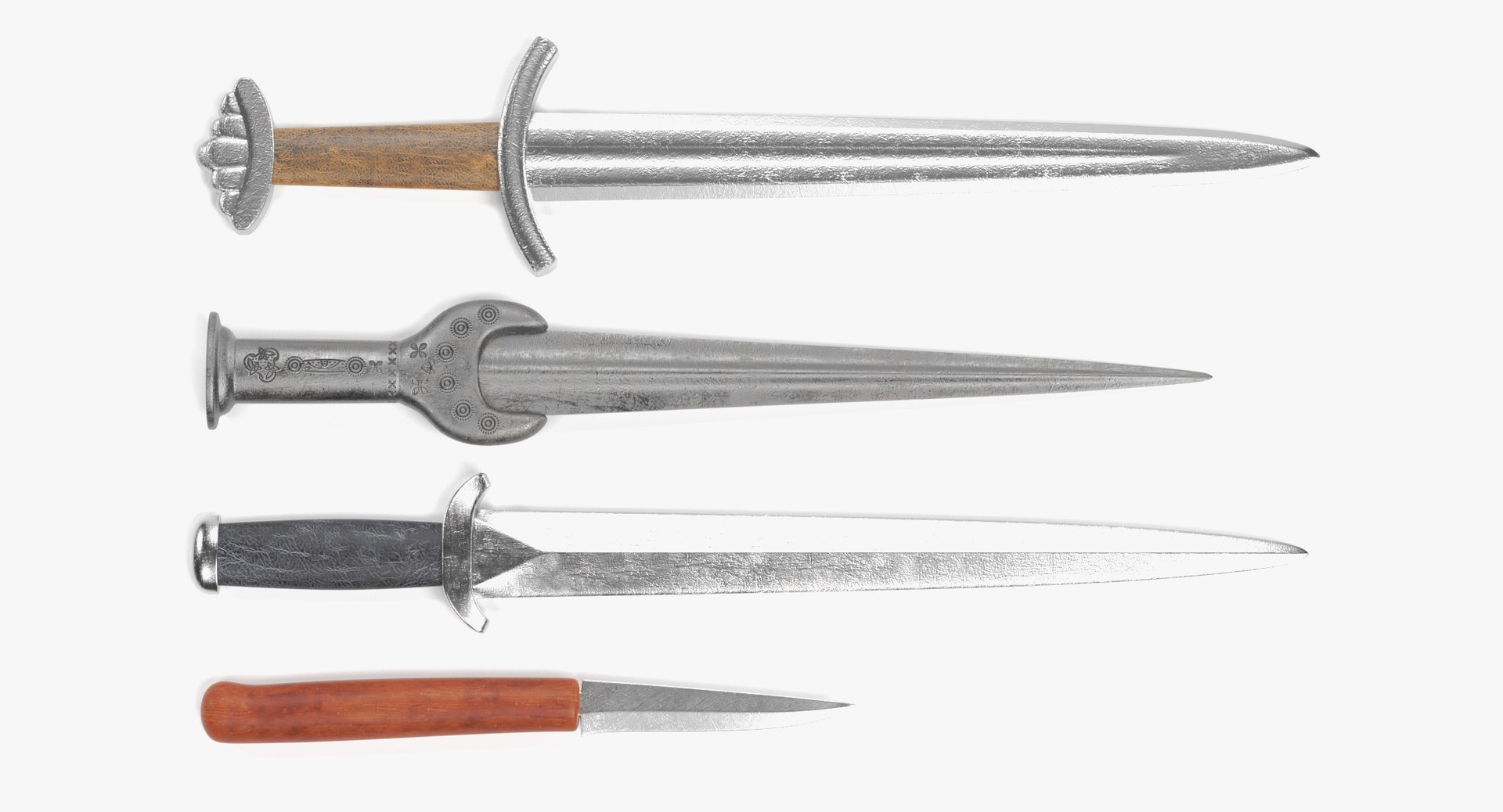 3D Model Viking Daggers - TurboSquid 1317756