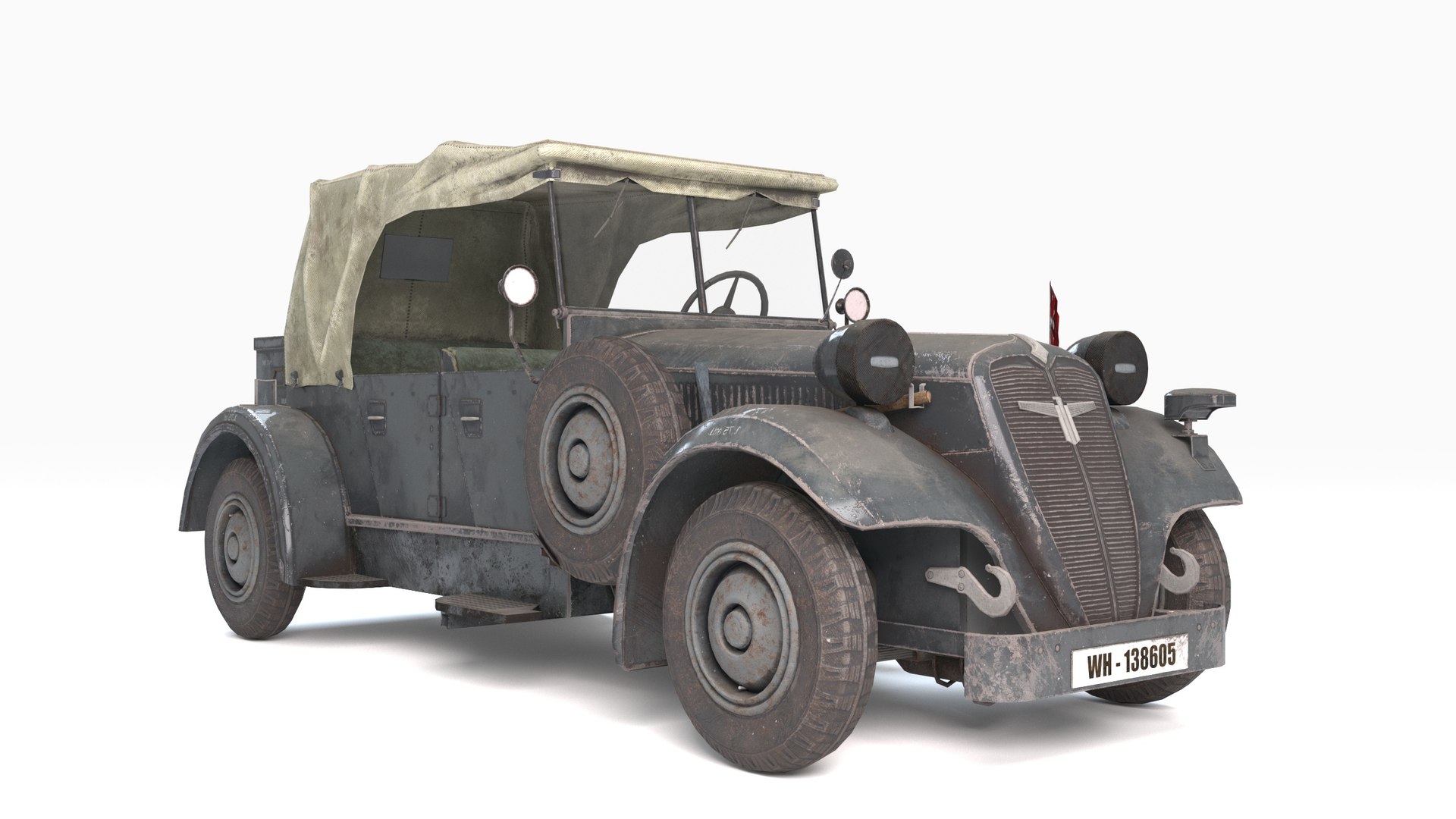 Adler Car - 3D Model - TurboSquid 1707376