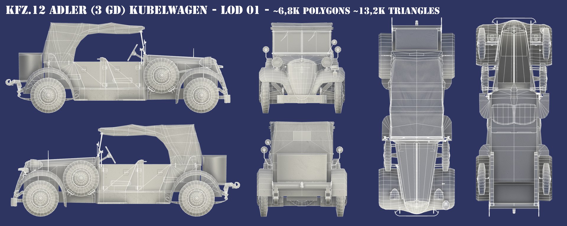 Adler Car - 3D Model - TurboSquid 1707376