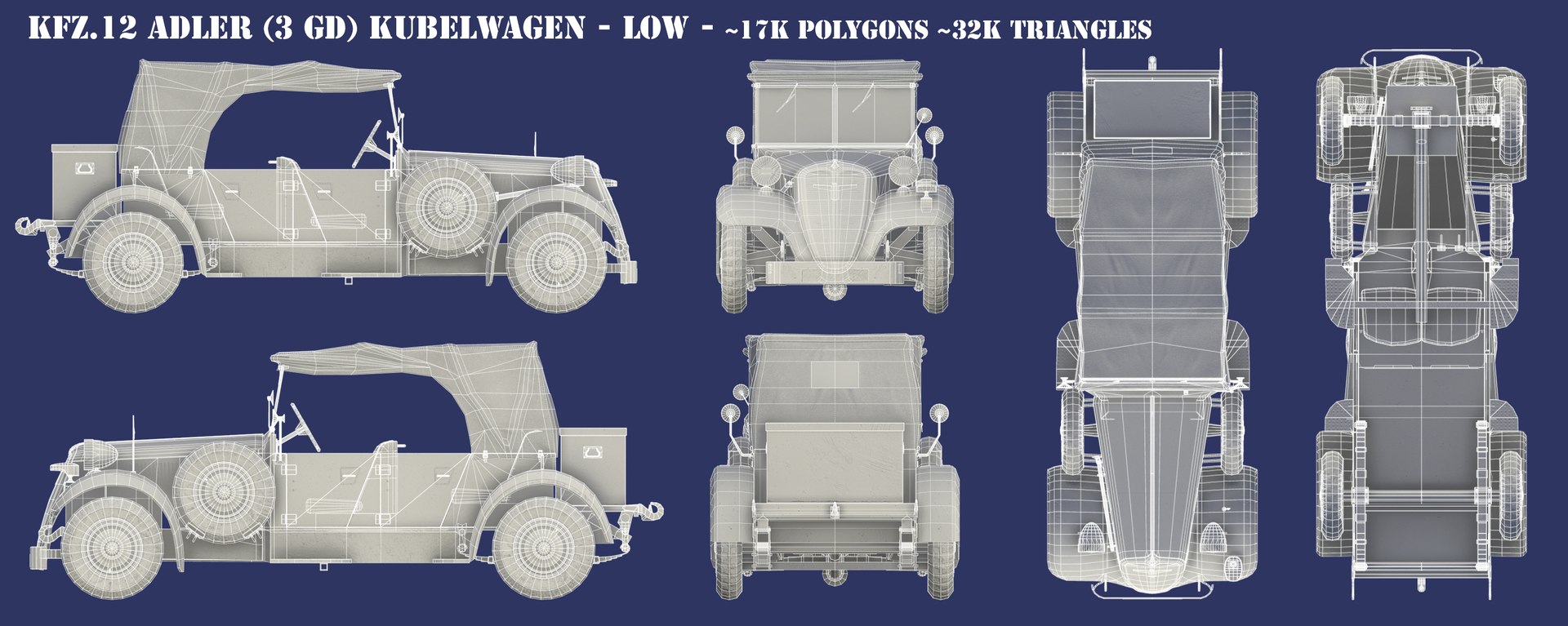 Adler Car - 3D Model - TurboSquid 1707376