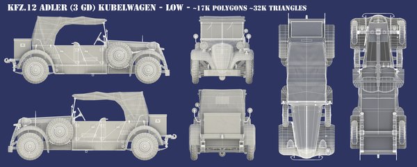 Adler car - 3D model - TurboSquid 1707376