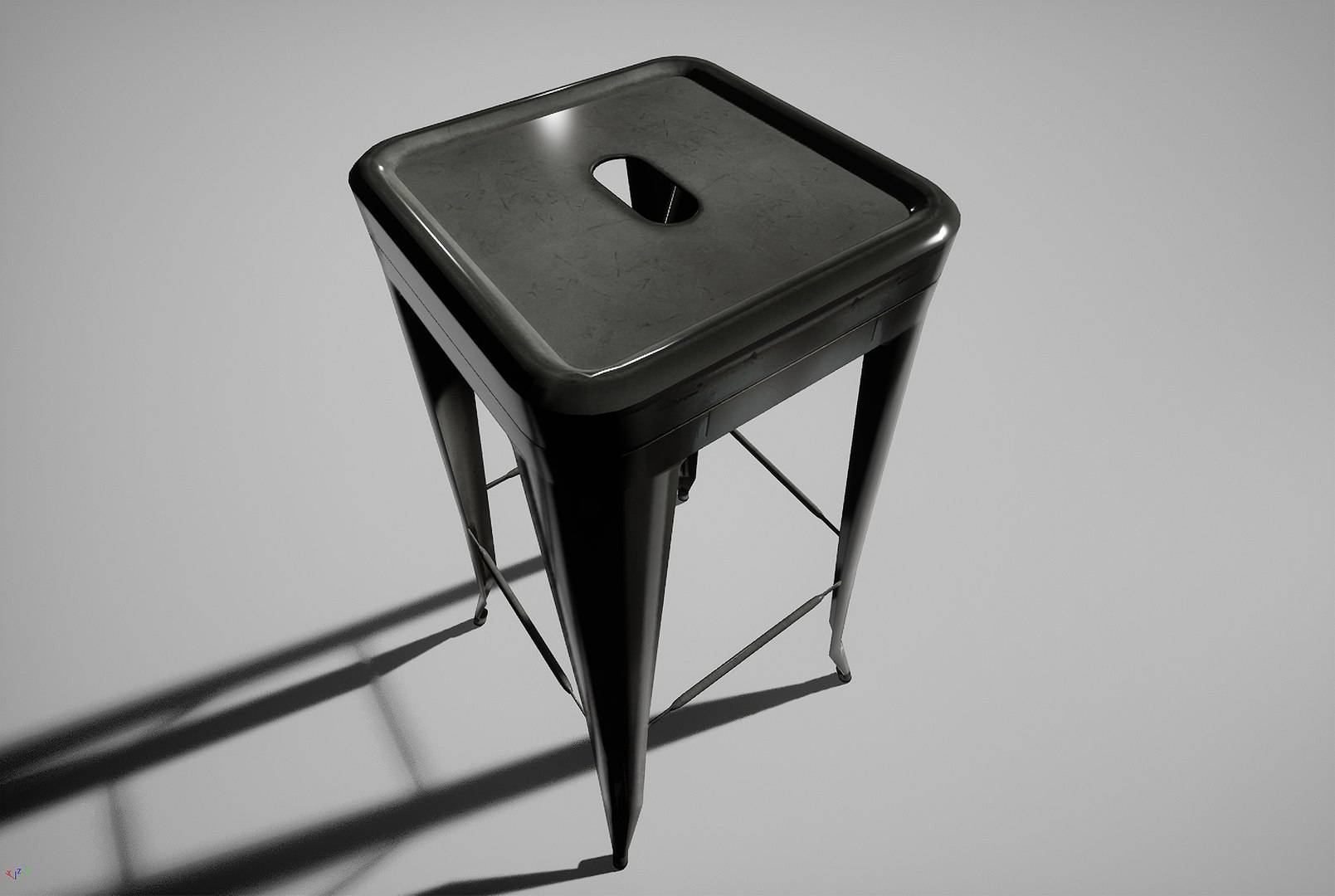 3D Tolix Stool Model - TurboSquid 1952816