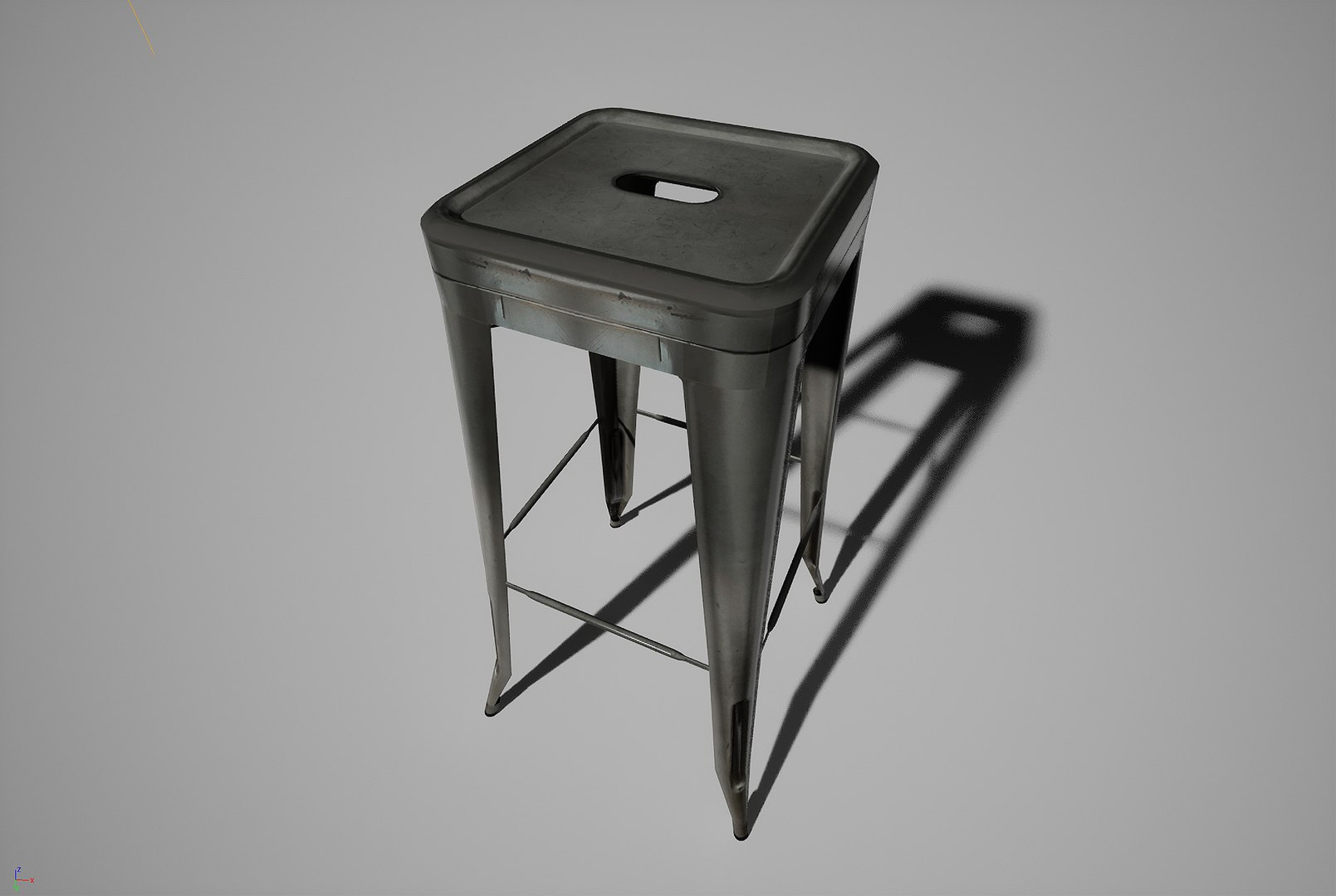 3D Tolix Stool Model - TurboSquid 1952816