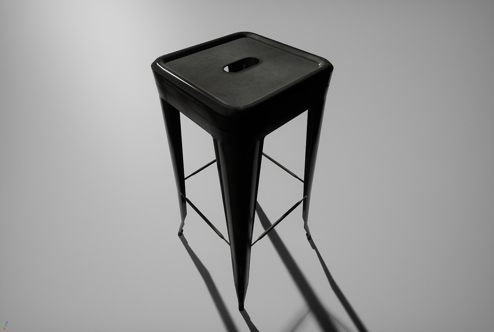 3D Tolix Stool Model - TurboSquid 1952816