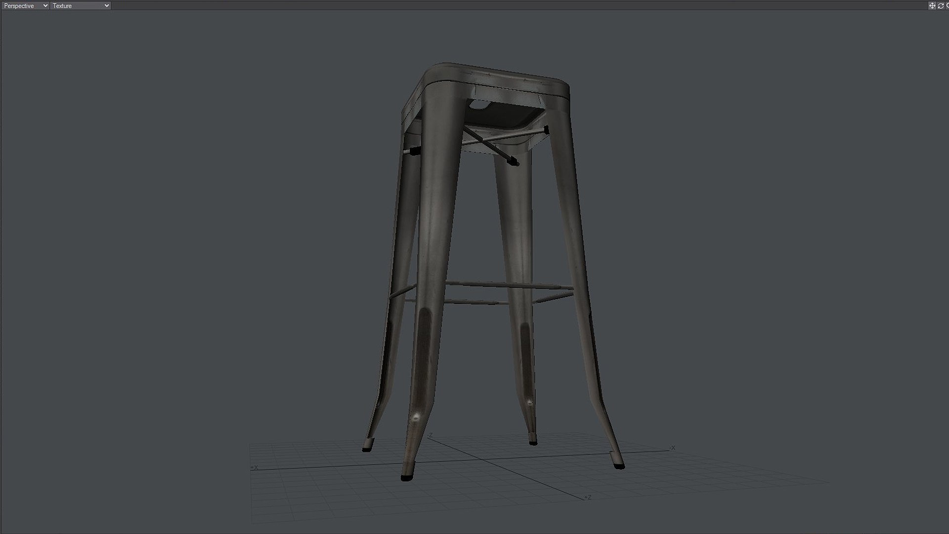 3D Tolix Stool Model - TurboSquid 1952816