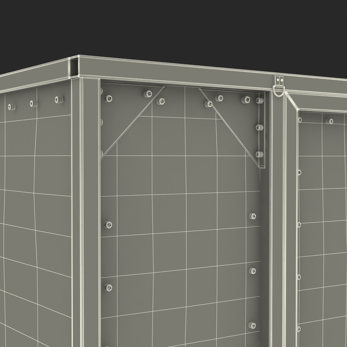 airport cargo container ld3 3d model