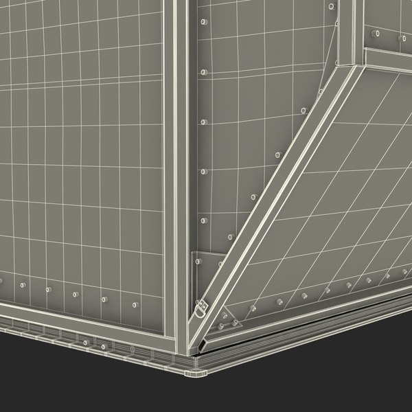 airport cargo container ld3 3d model