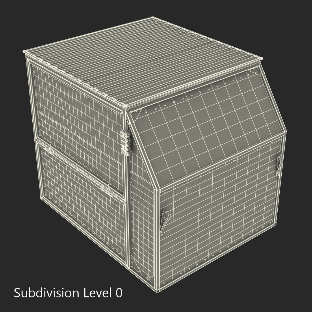 Airport Cargo Container Ld3 3d Model