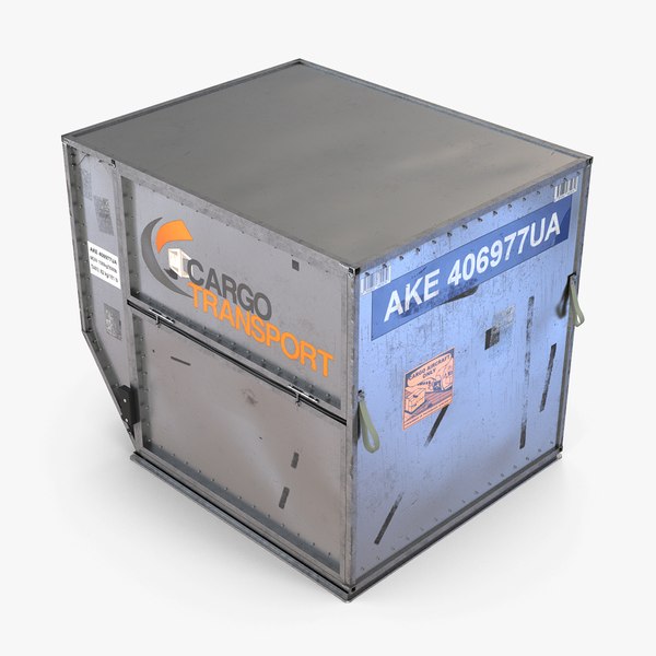 airport cargo container ld3 3d model