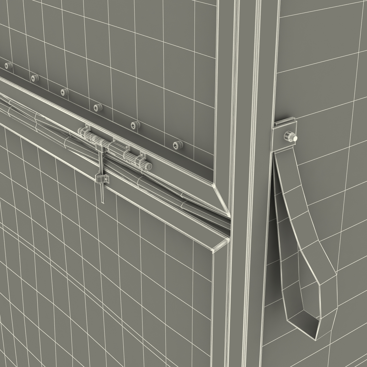 airport cargo container ld3 3d model