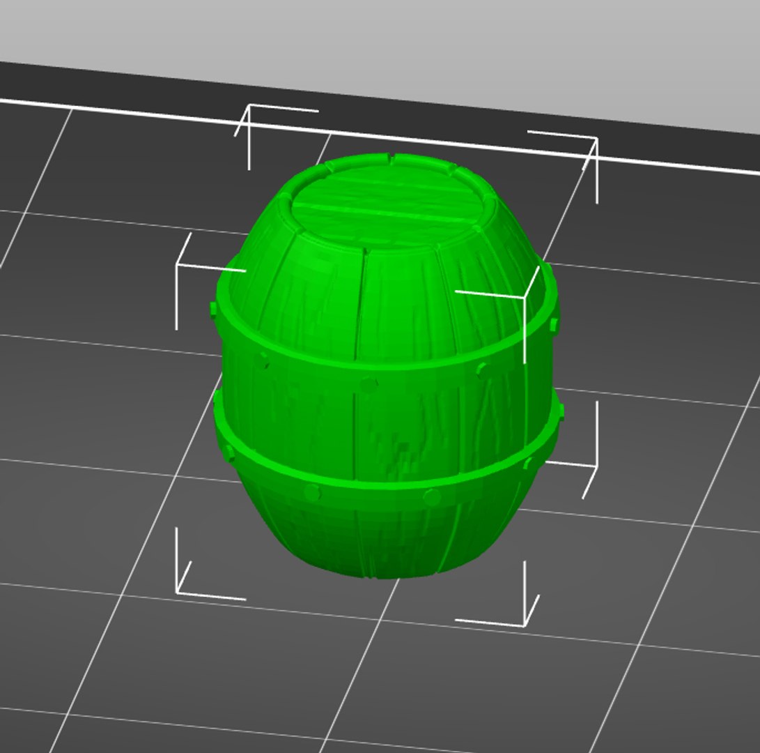 3D print barrel - TurboSquid 1406337