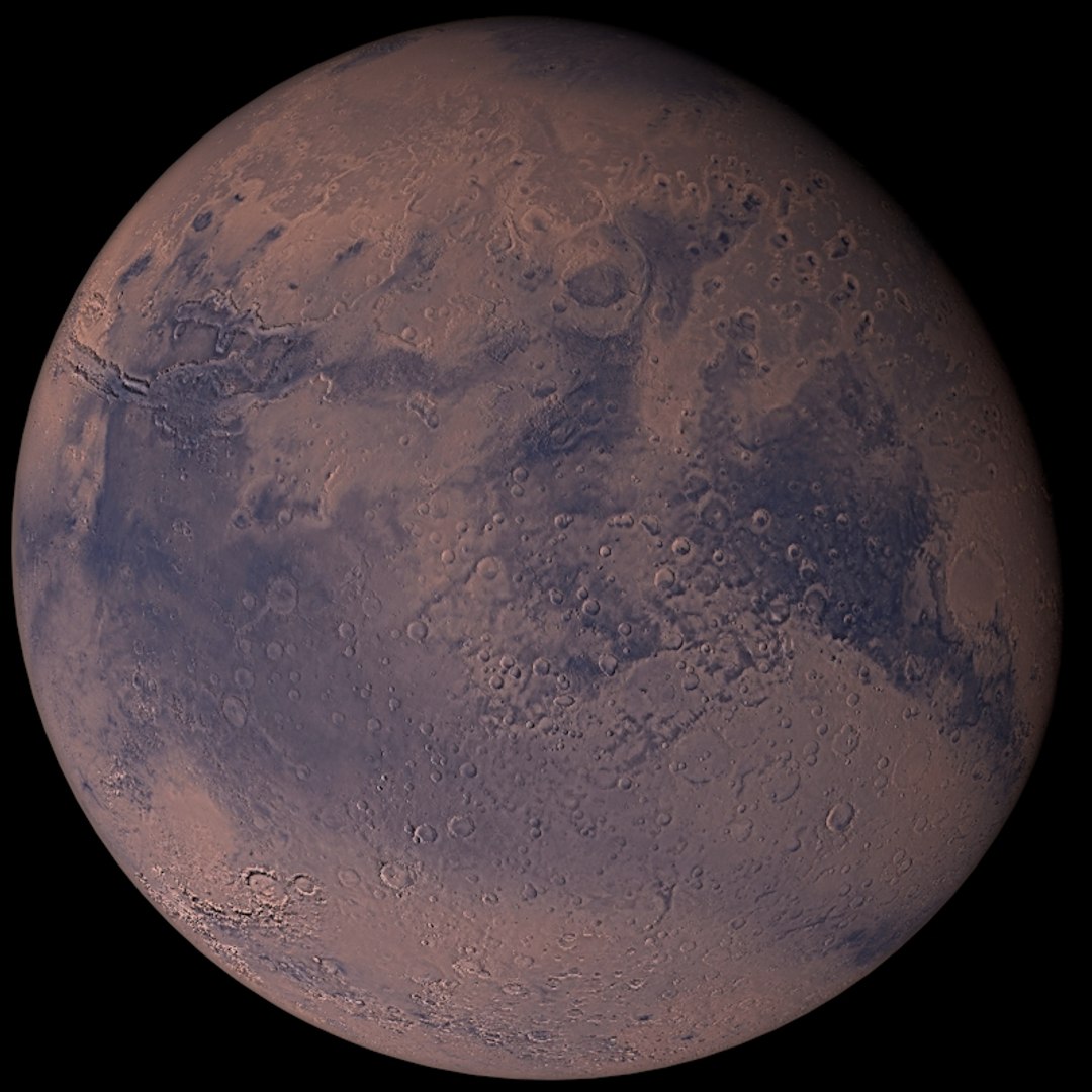 3d Model Photorealistic Mars
