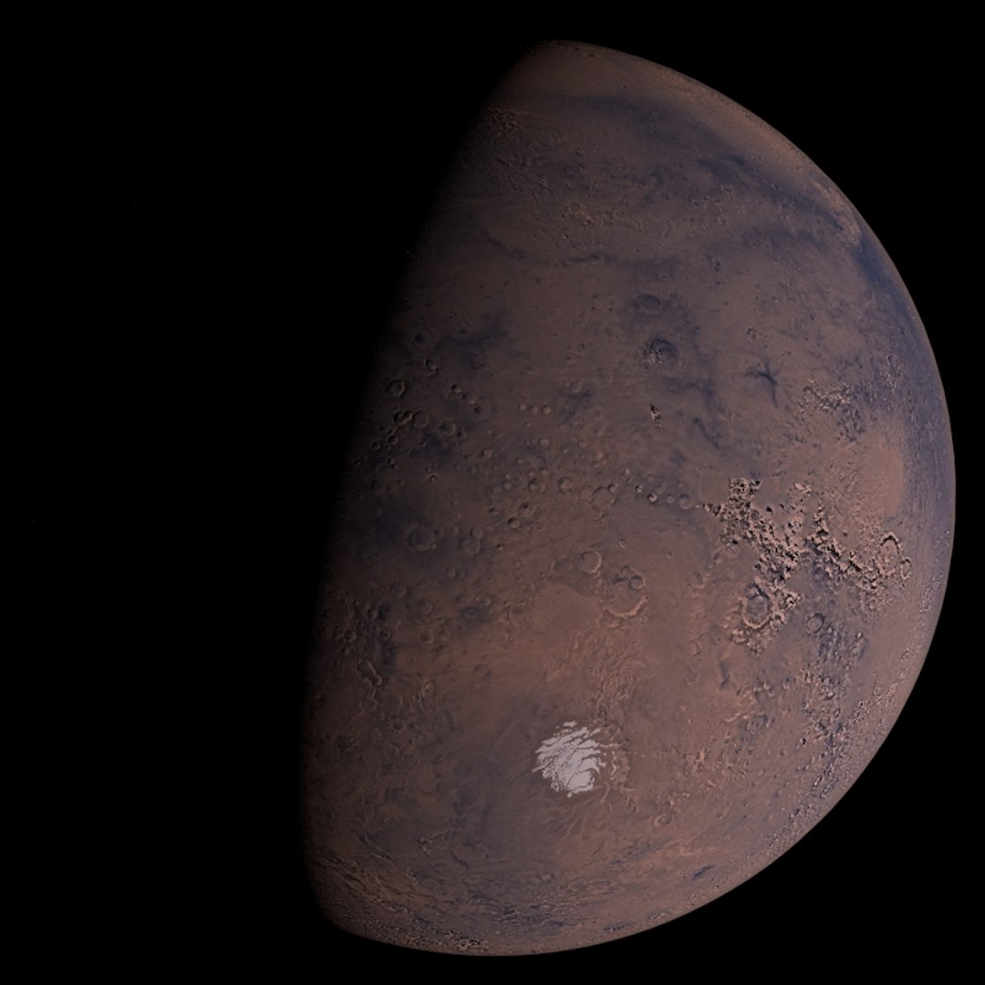 3d Model Photorealistic Mars