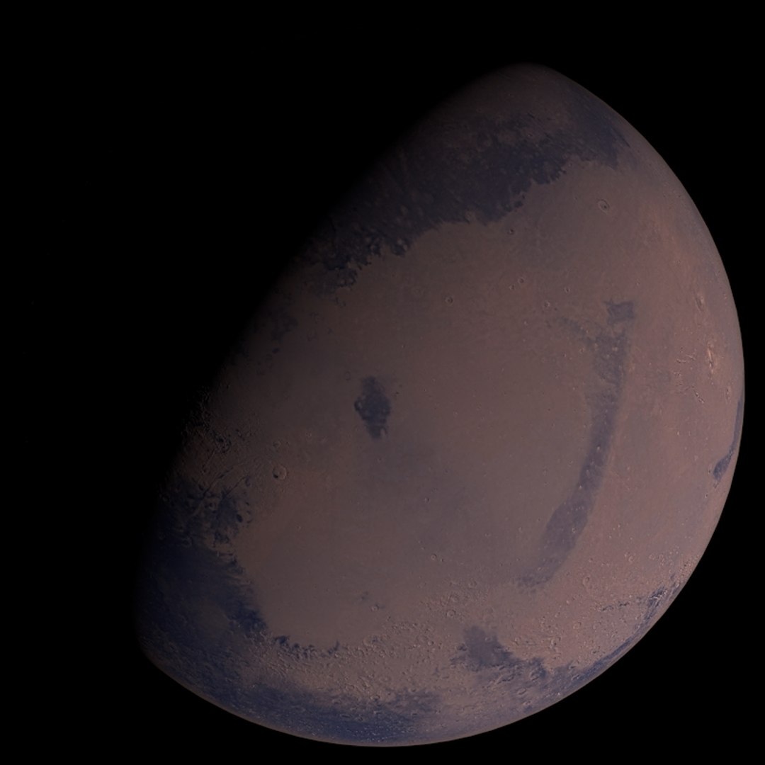 3d Model Photorealistic Mars