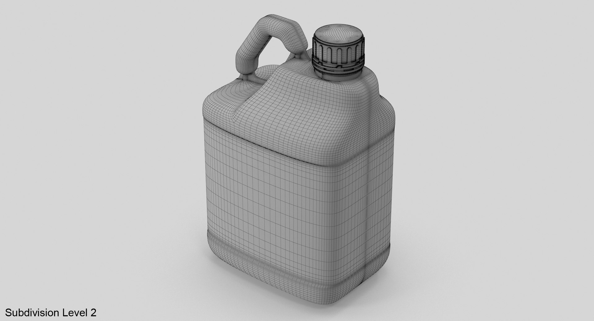 3D Plastic Canister Model - TurboSquid 1310510