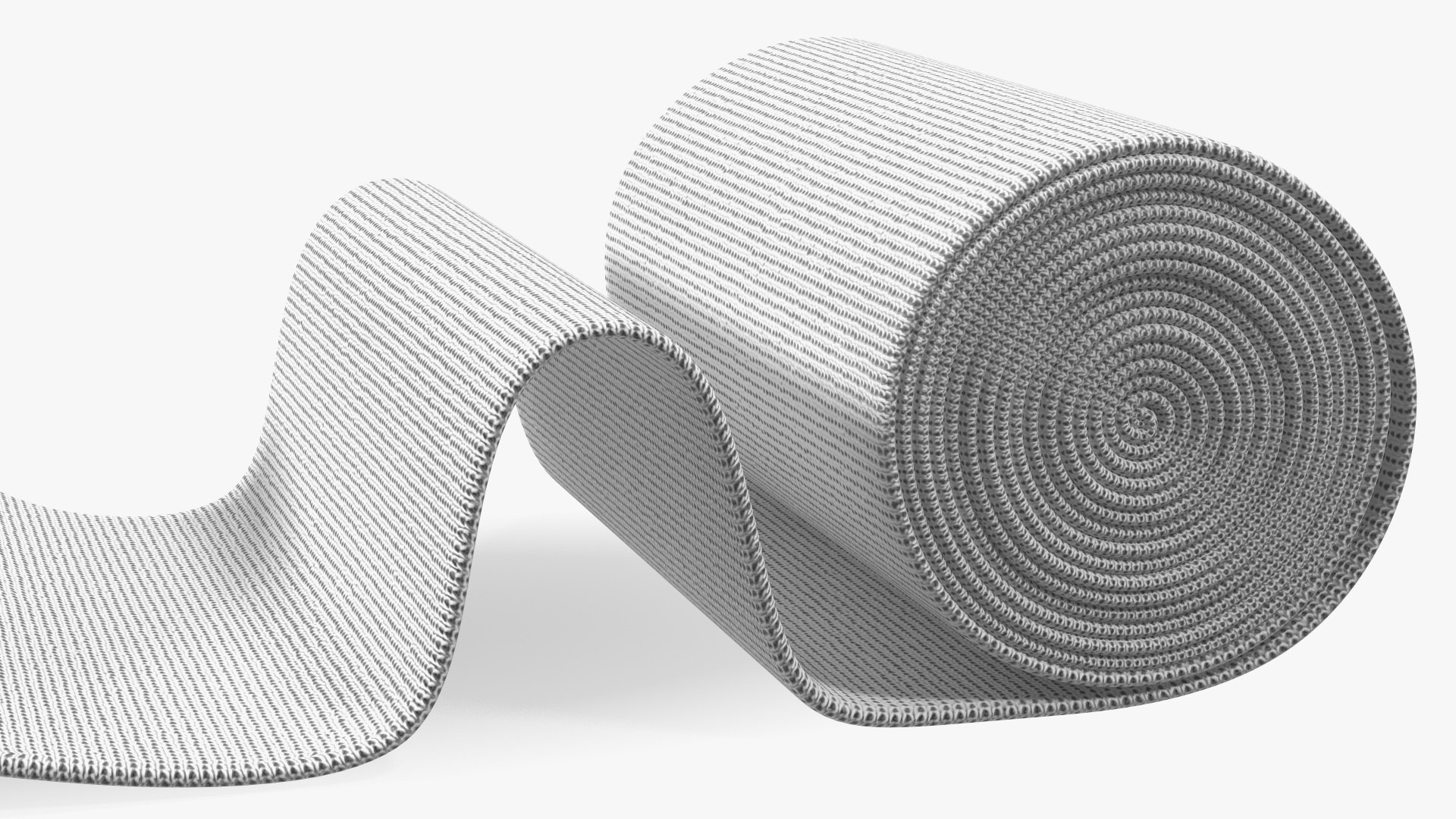 Unfolded Elastic Bandage White 3D Model - TurboSquid 2239680