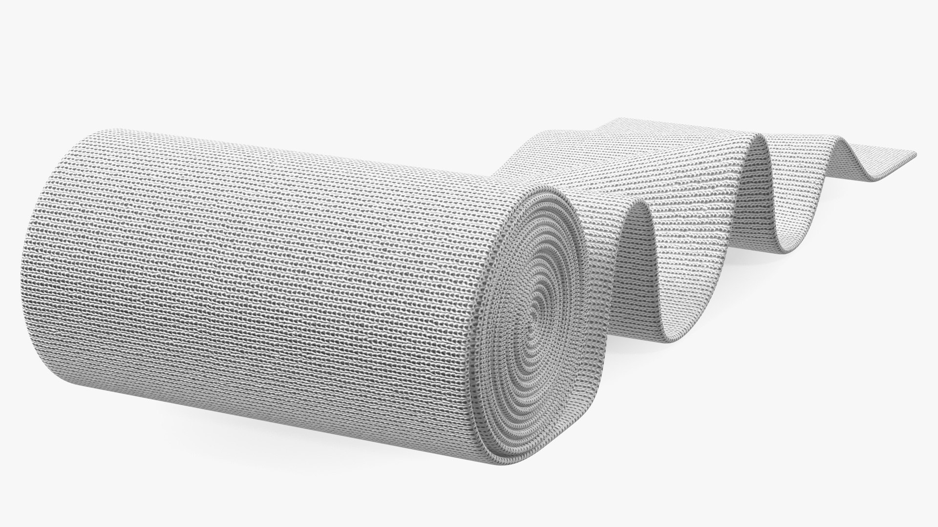 Unfolded Elastic Bandage White 3D Model - TurboSquid 2239680