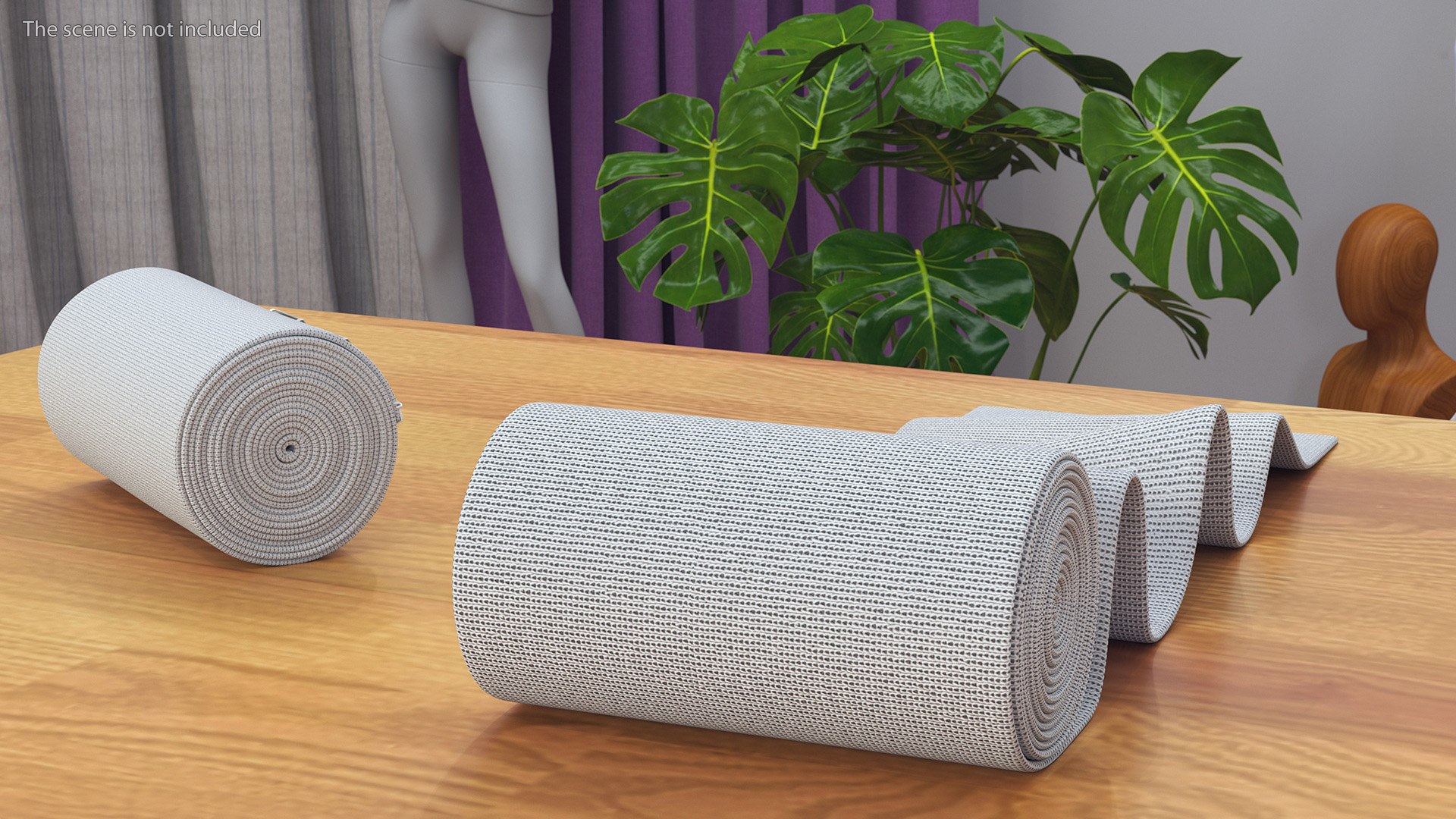 Unfolded Elastic Bandage White 3D Model - TurboSquid 2239680