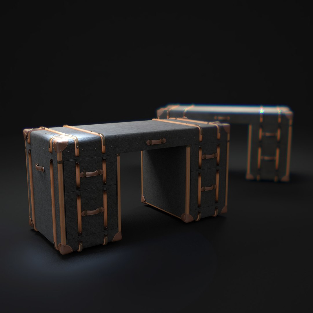 3d Model Richards -trunk-desk