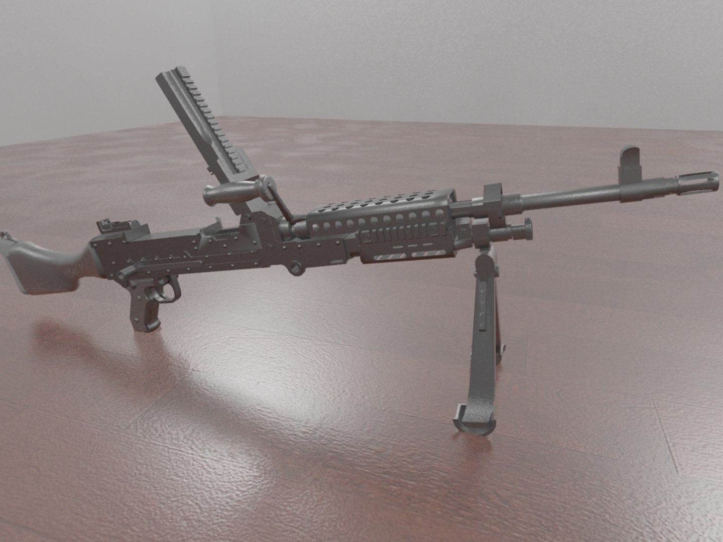 M240b Machine 3d Model