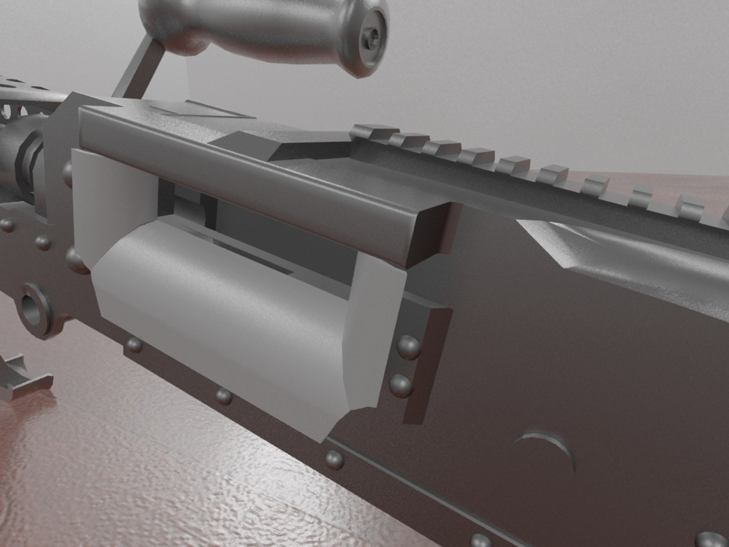 M240b Machine 3d Model