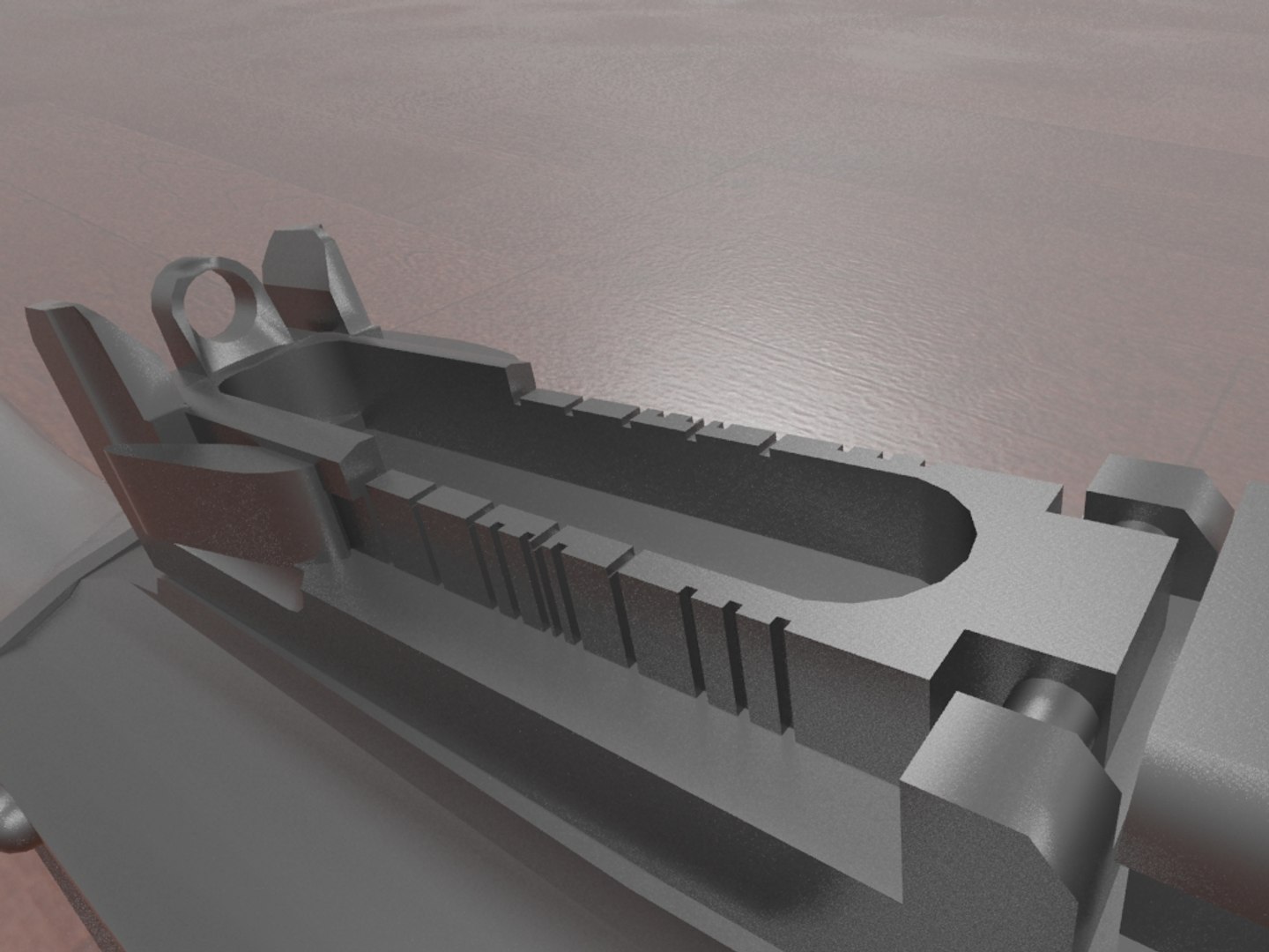 M240b Machine 3d Model