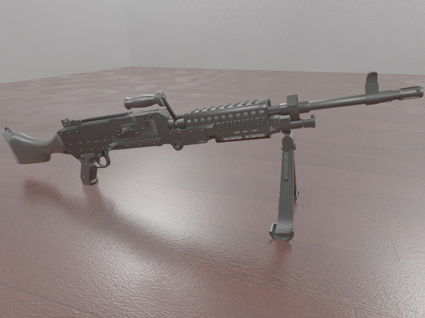 M240b Machine 3d Model