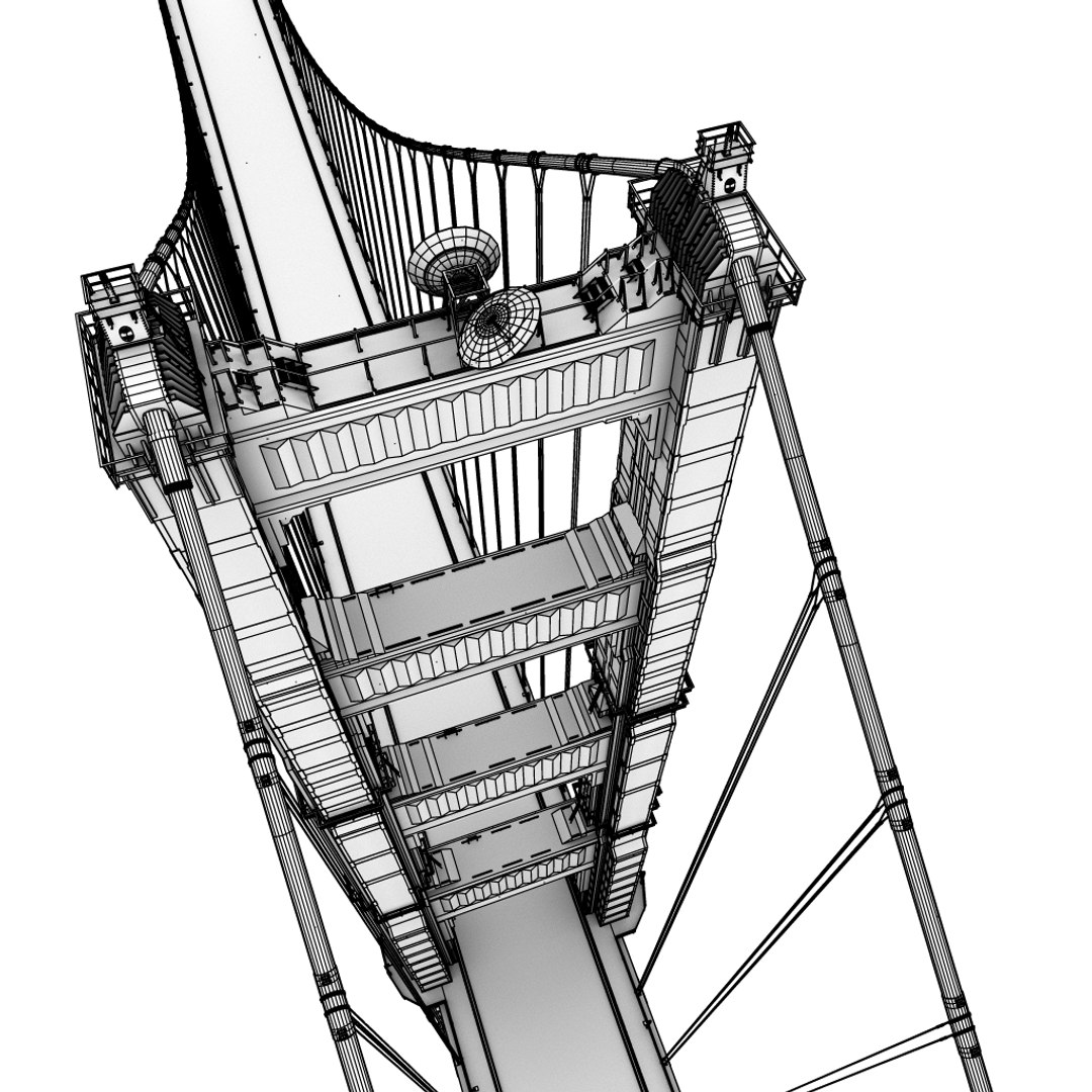 3D Golden Gate Bridge Model - TurboSquid 1465786