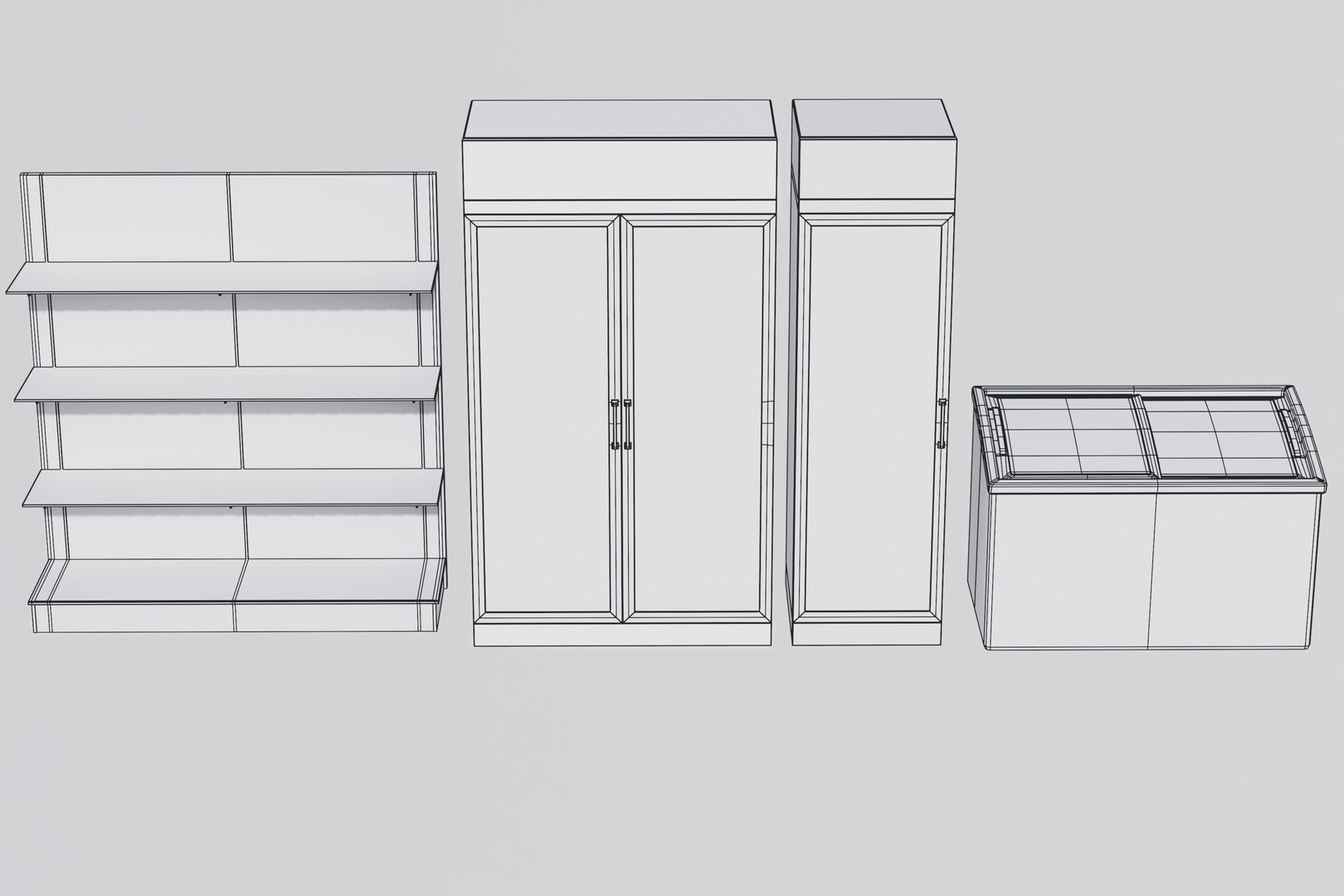 Fridge Pack 3D Model - TurboSquid 2323325
