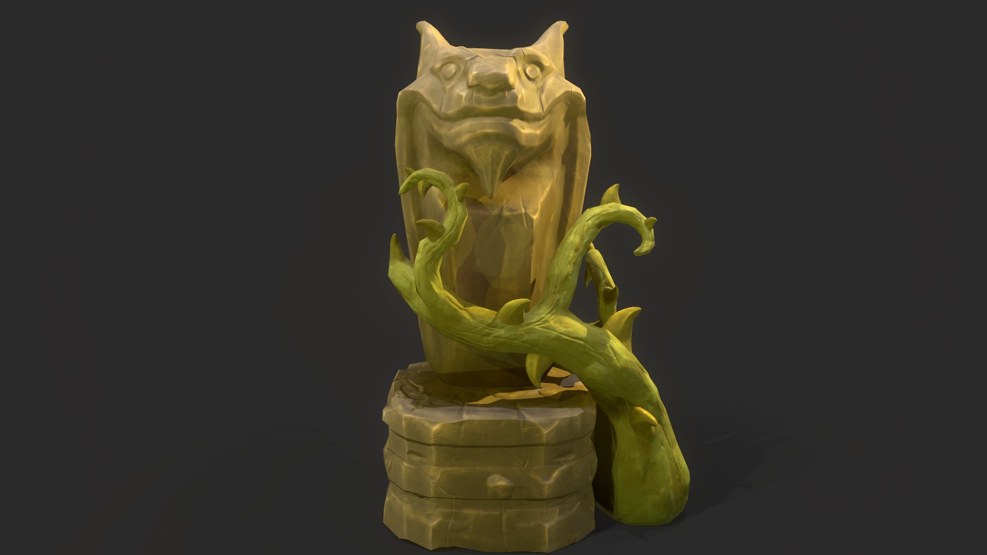 Stylized Statue 3D Model - TurboSquid 1611627