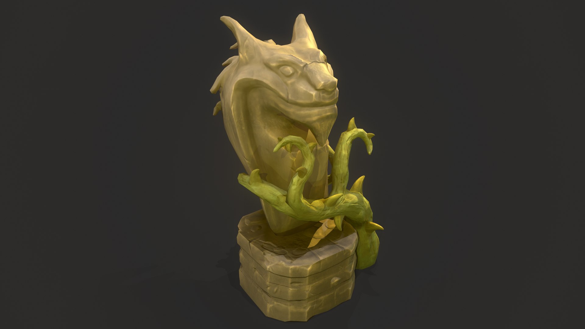 Stylized Statue 3D Model - TurboSquid 1611627
