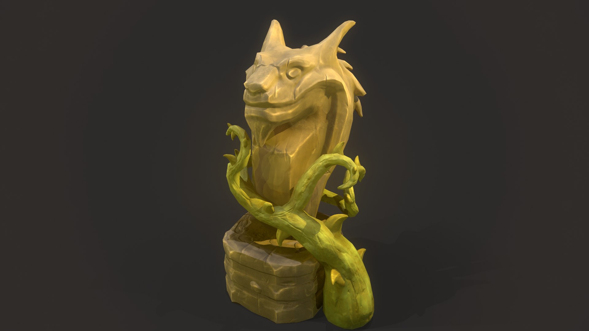 Stylized Statue 3D Model - TurboSquid 1611627