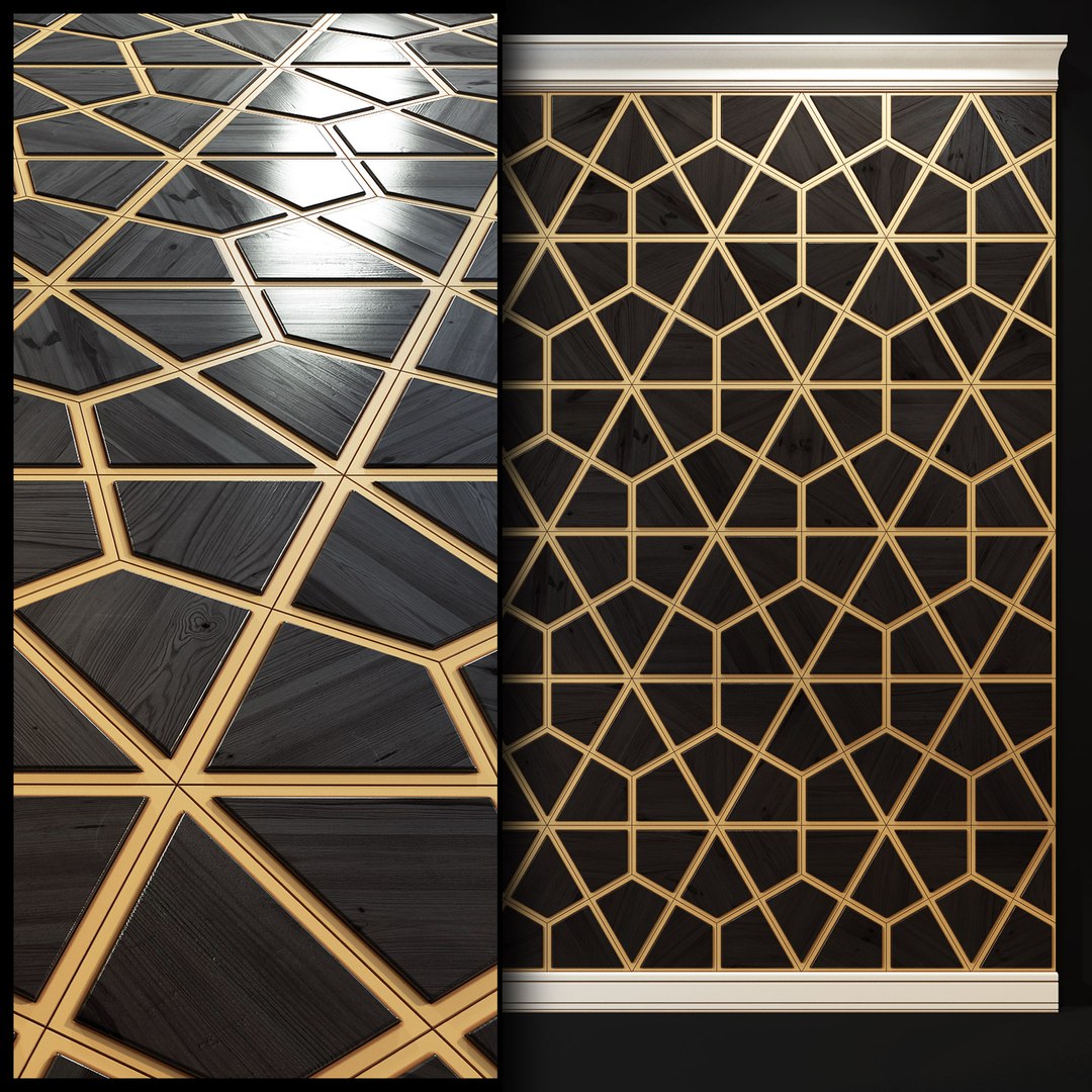 Wooden Panel 3D Model - TurboSquid 1380891