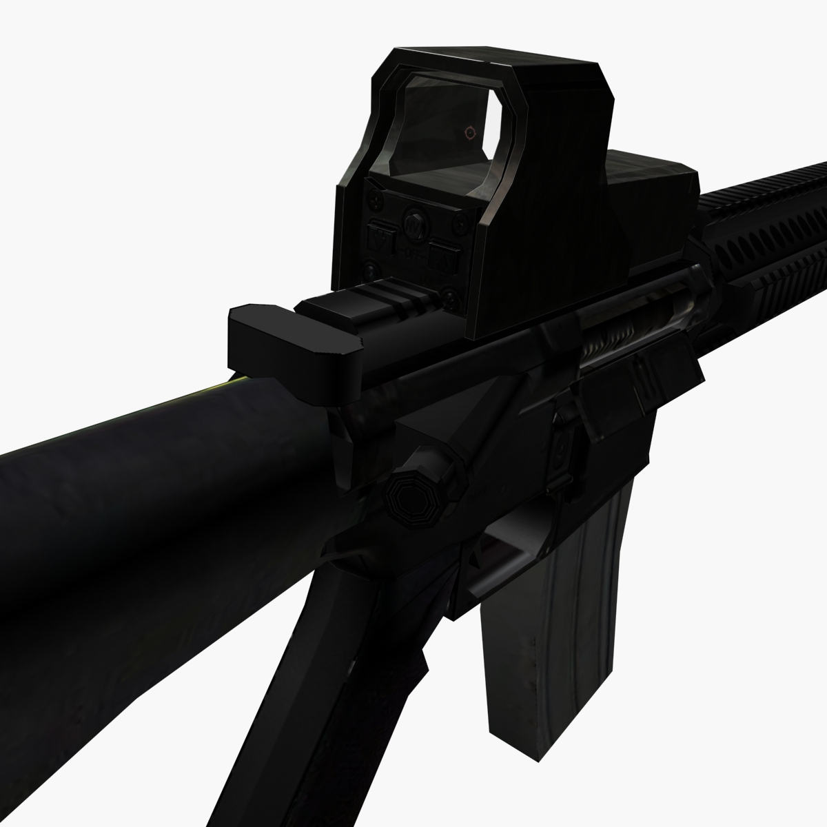 3d model m16a4 assault rifle
