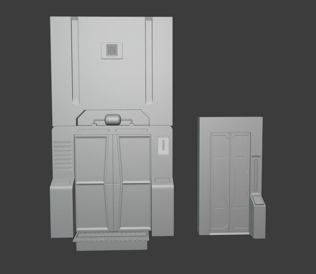 3D sci fi door model - TurboSquid 2133861