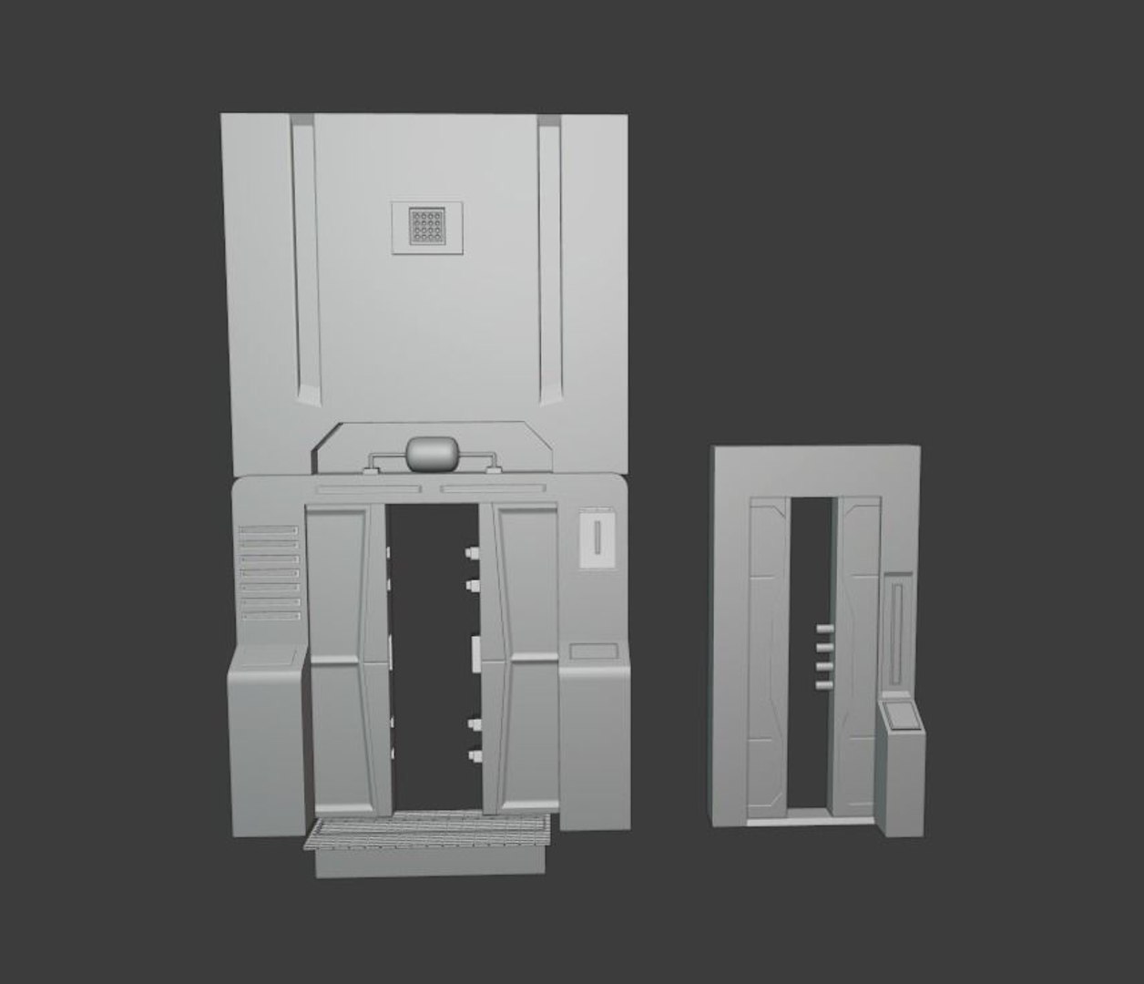 3D sci fi door model - TurboSquid 2133861