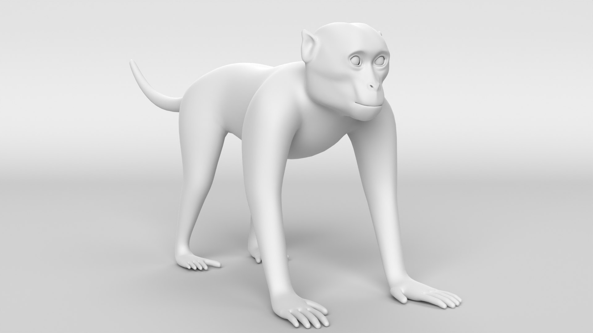 3D Small Monkey Animated - TurboSquid 2118886