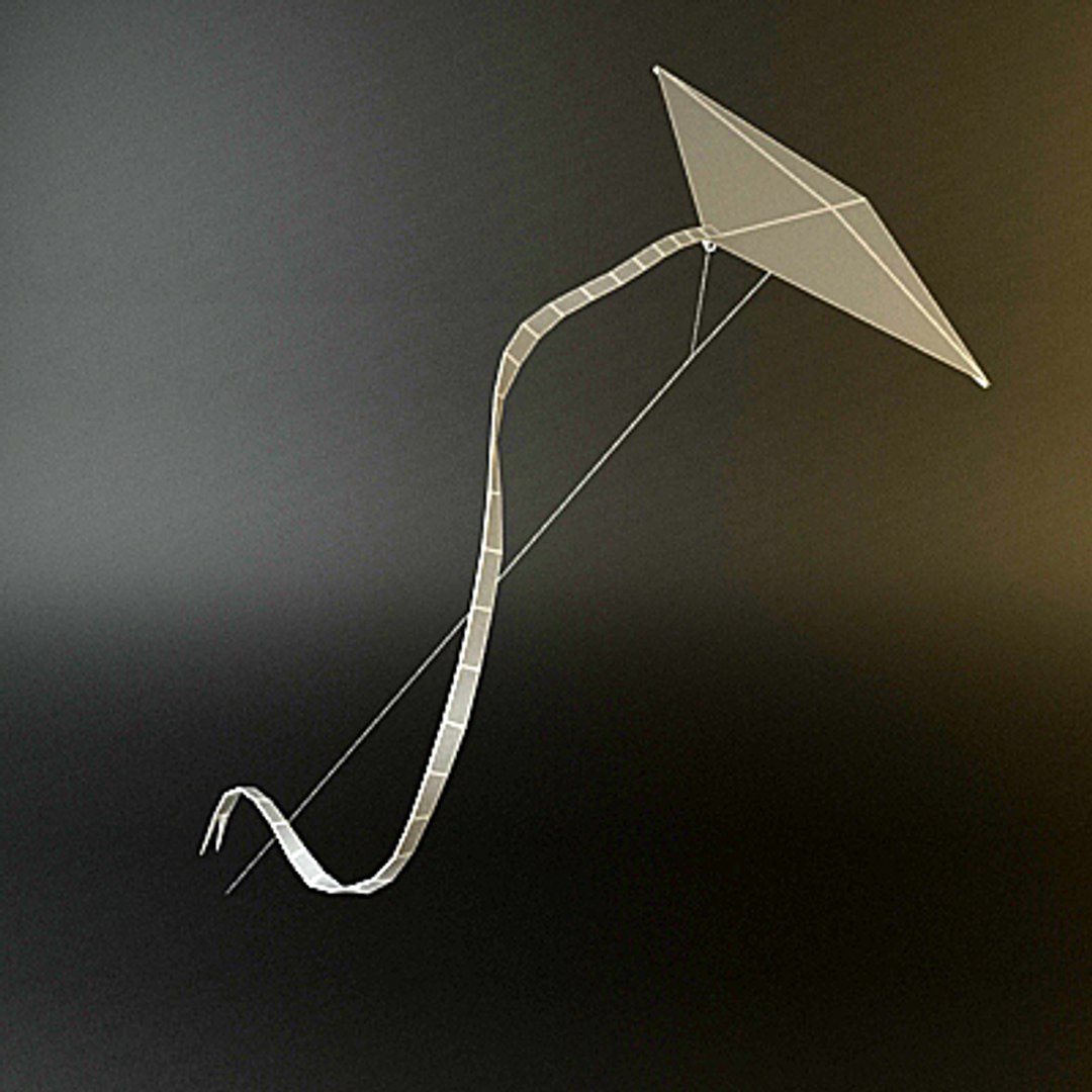 kite rigged 3d model