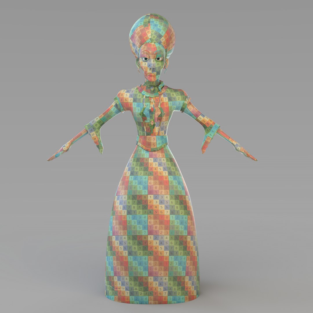 Old princess 3D model - TurboSquid 1620235