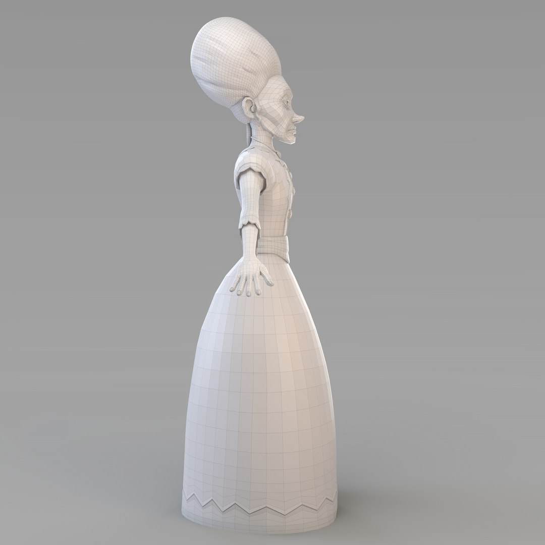 Old princess 3D model - TurboSquid 1620235