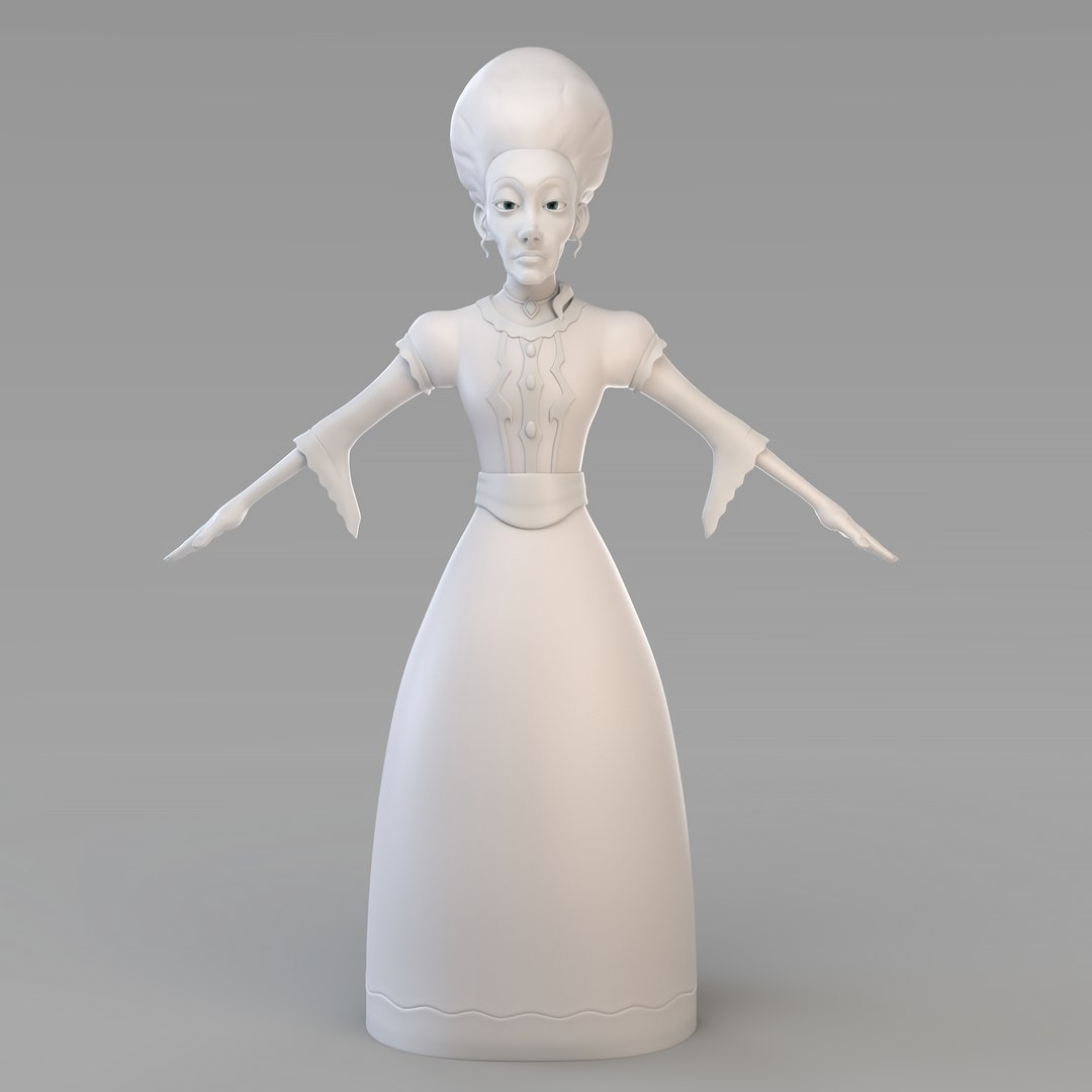 Old princess 3D model - TurboSquid 1620235