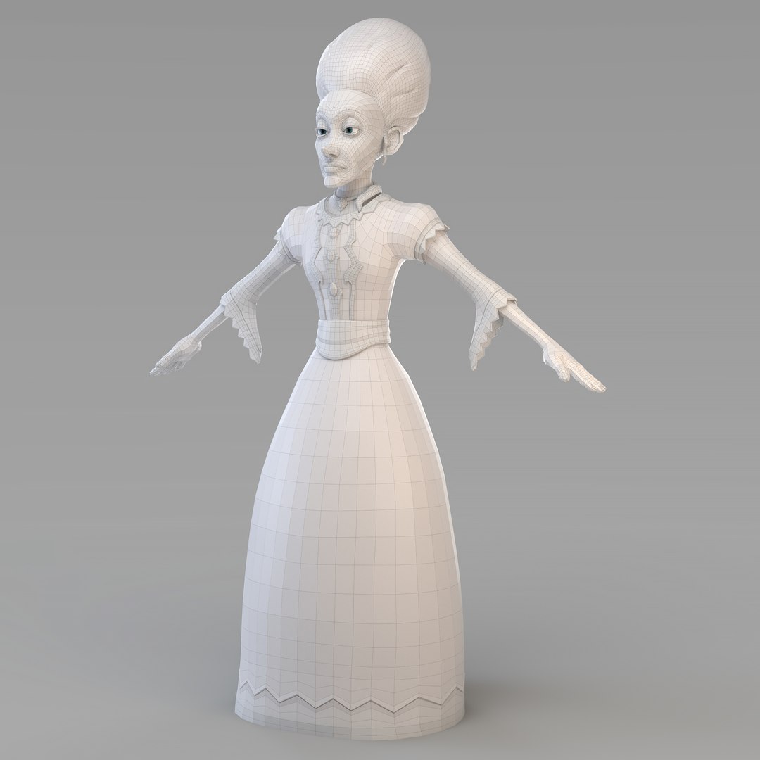 Old princess 3D model - TurboSquid 1620235
