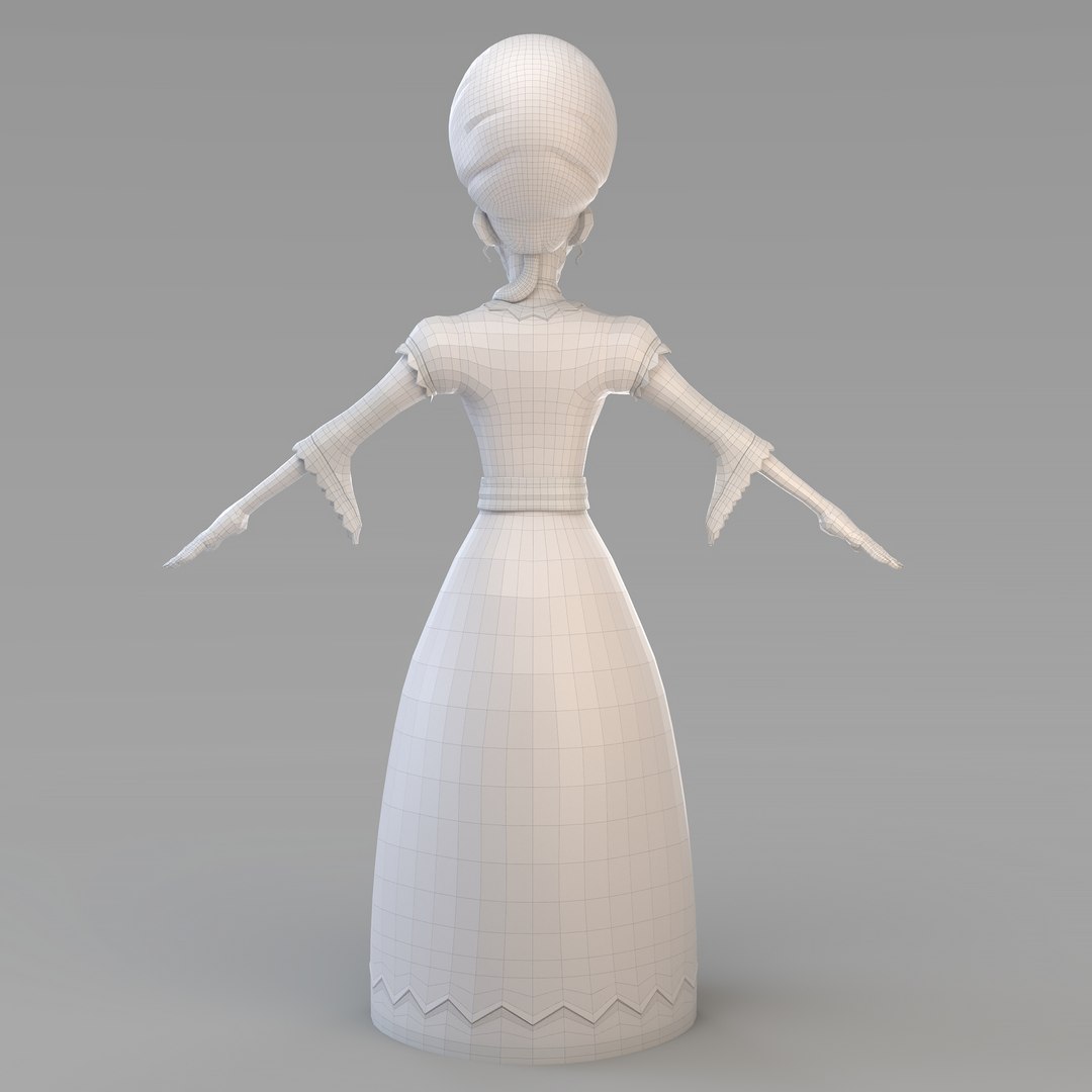 Old princess 3D model - TurboSquid 1620235
