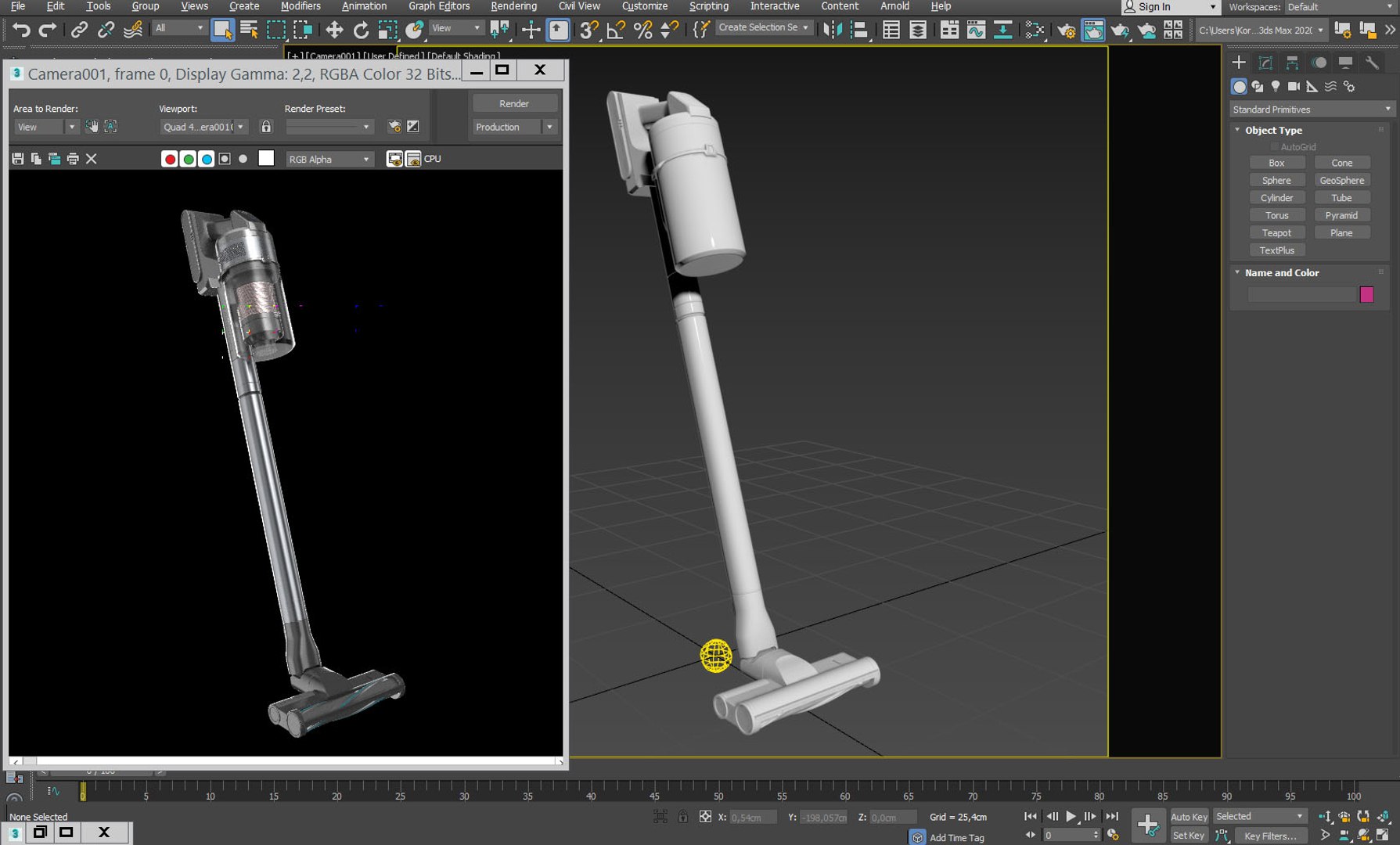 Vacuum Cleaner 3D Model - TurboSquid 1500378