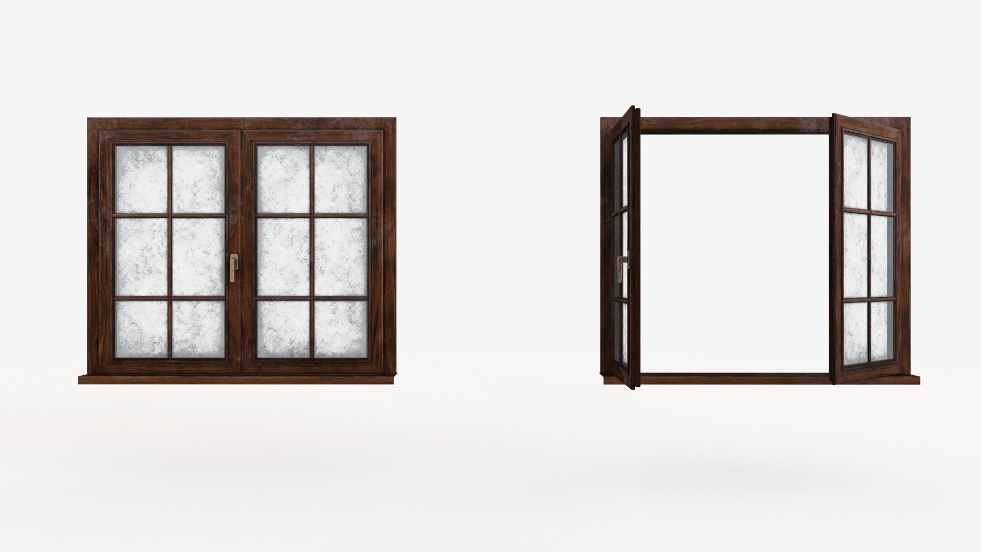 Old Window 24001 3D Model - TurboSquid 2206634