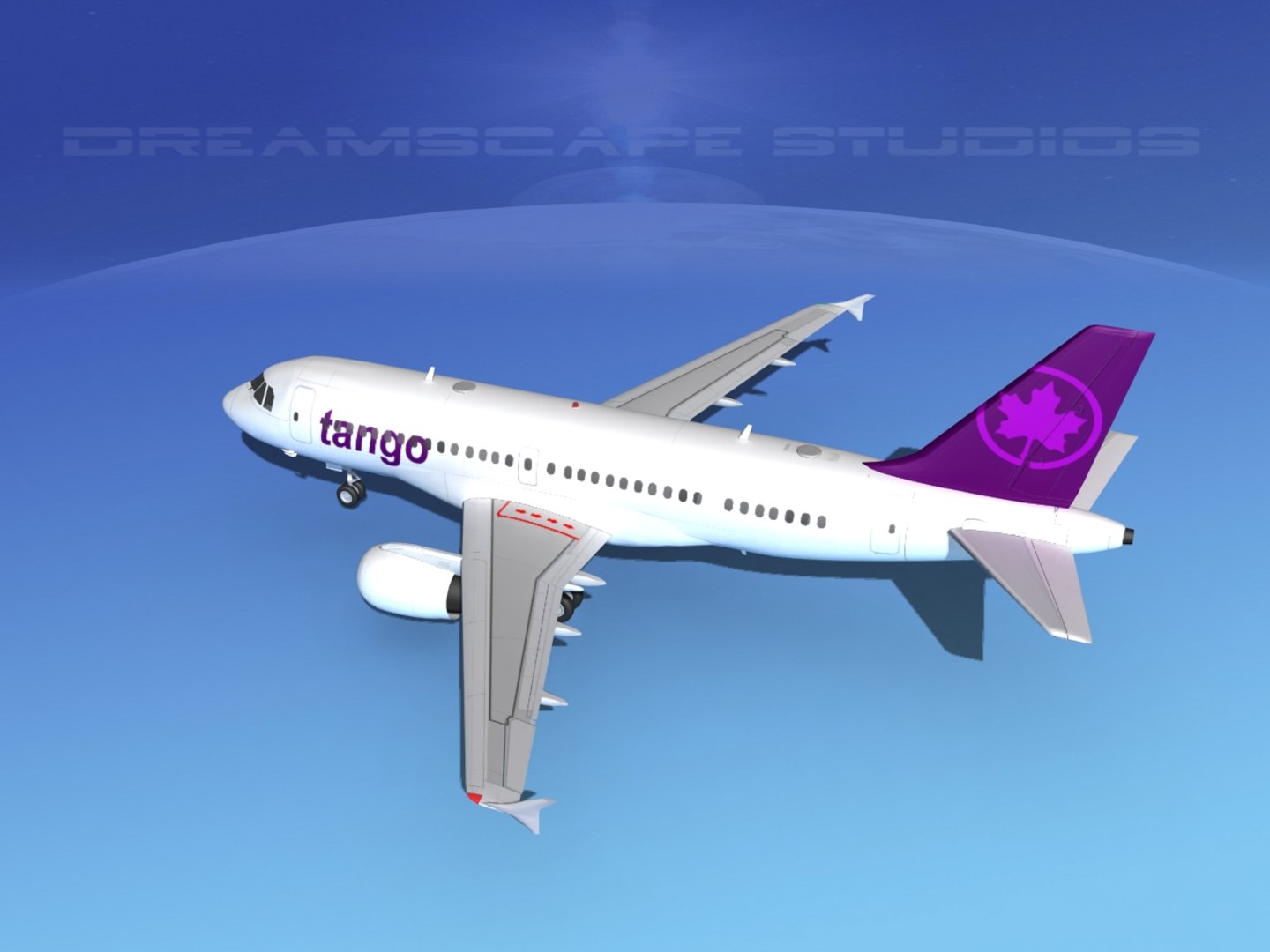3d Scale Airbus A319